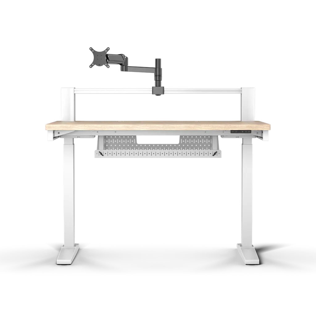 Platform:4 Elevate Desk - Wood, Light Pine Stain