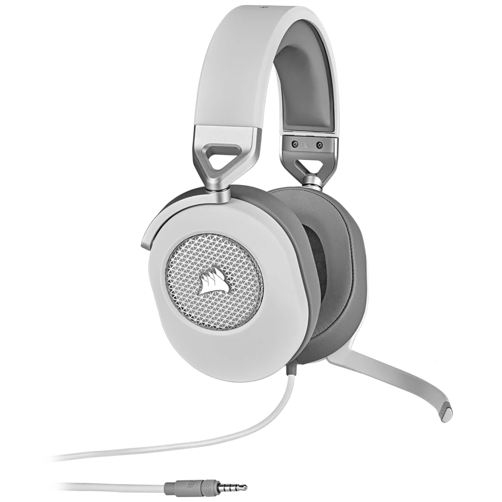 HS65 SURROUND Wired Gaming Headset — White (CN)