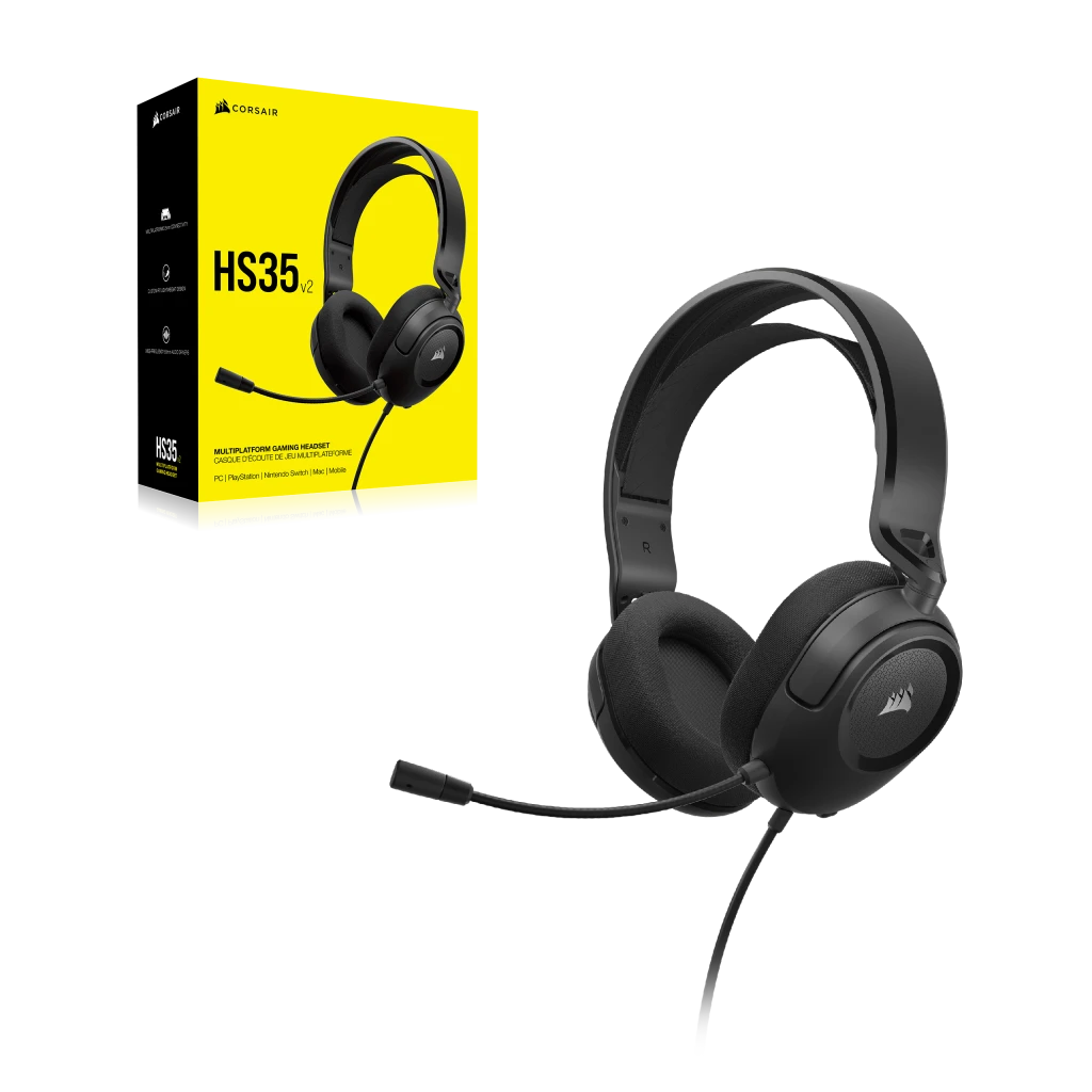 HS35 v2 Multiplatform Gaming Headset Carbon EU