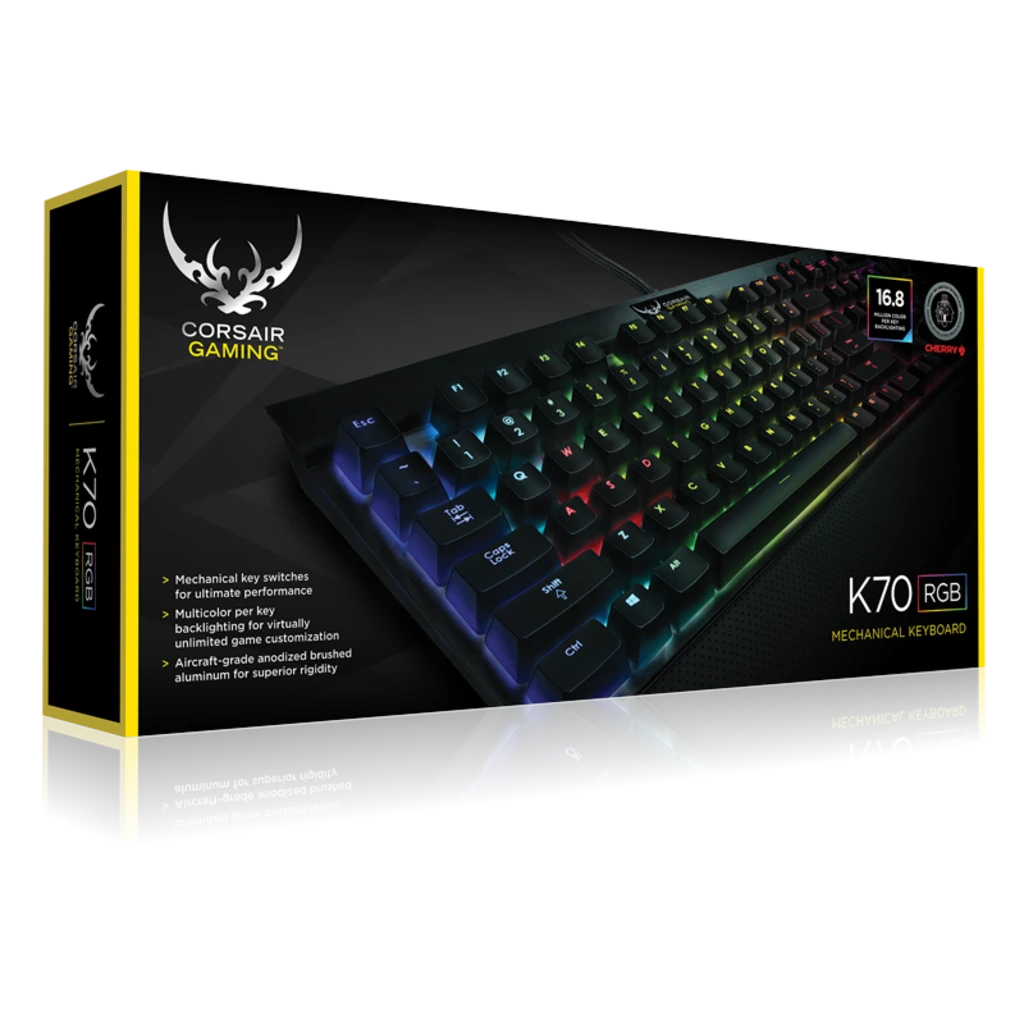 Corsair Gaming K70 RGB Mechanical Gaming Keyboard — CHERRY® MX Brown (ND)