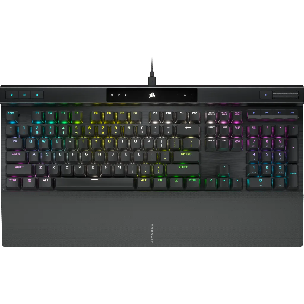 K70 RGB PRO Mechanical Gaming Keyboard with Polycarbonate Keycaps ...