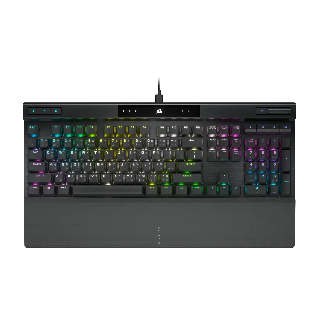 K70 RGB PRO Mechanical Gaming Keyboard with Polycarbonate Keycaps ...