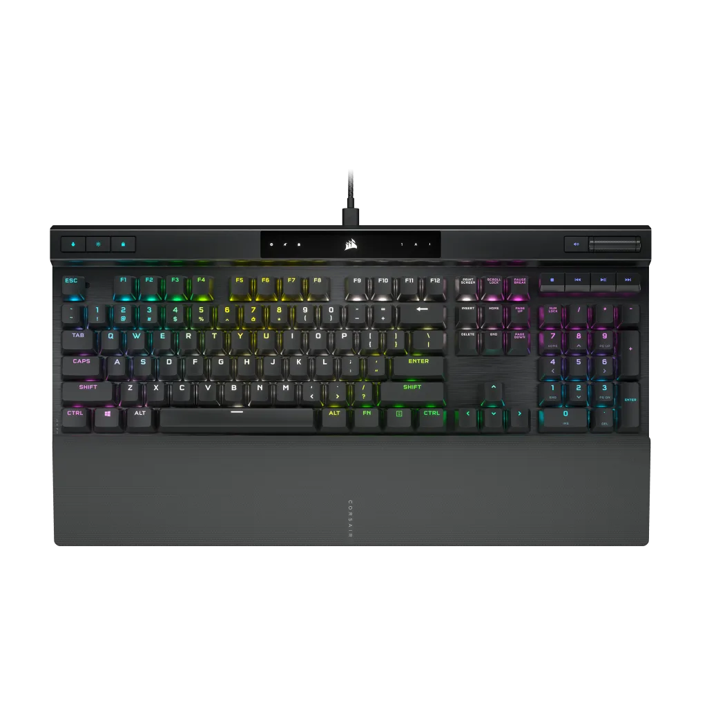 K70 RGB PRO Mechanical Gaming Keyboard with Polycarbonate Keycaps ...
