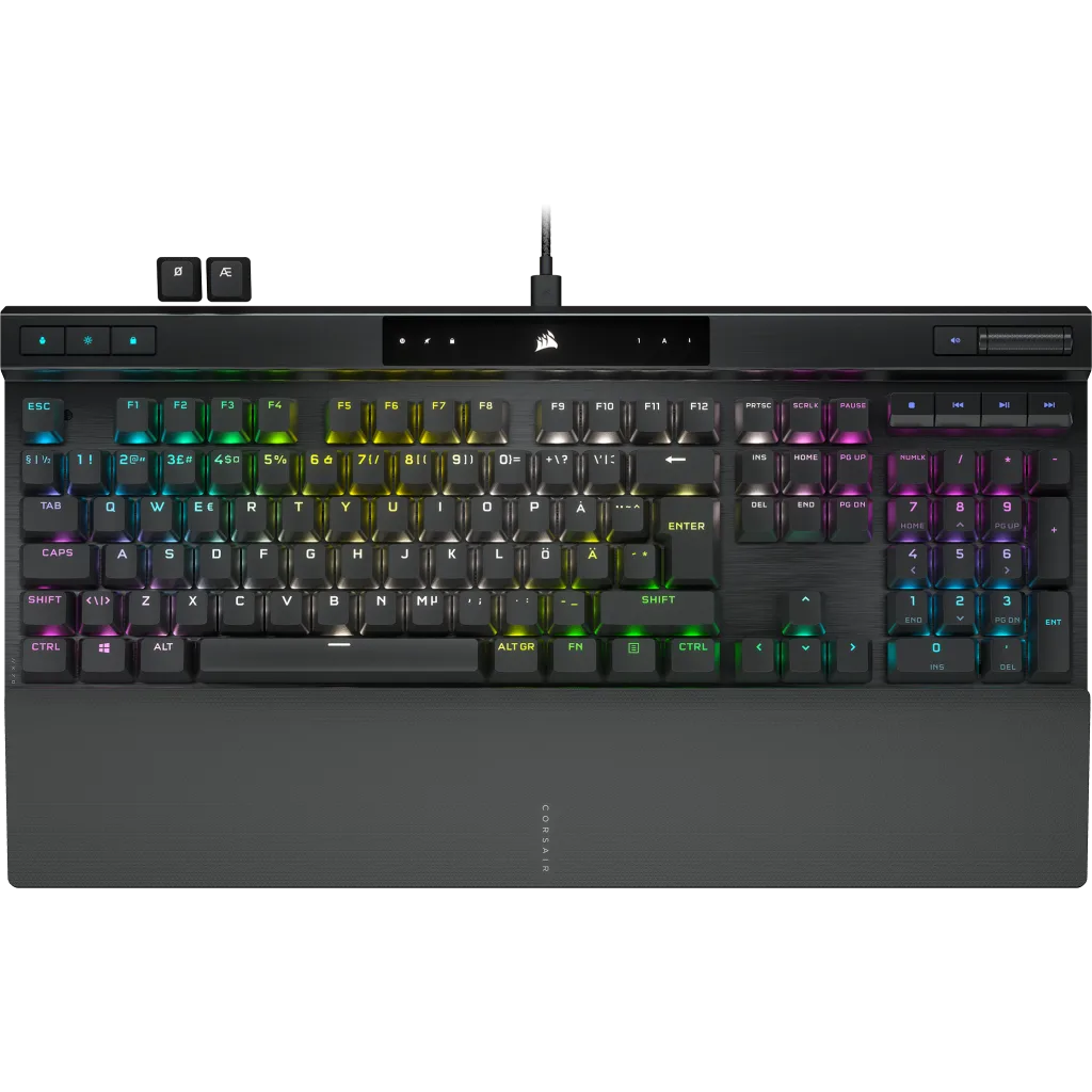 K70 RGB PRO Mechanical Gaming Keyboard with PBT DOUBLE SHOT PRO Keycaps ...