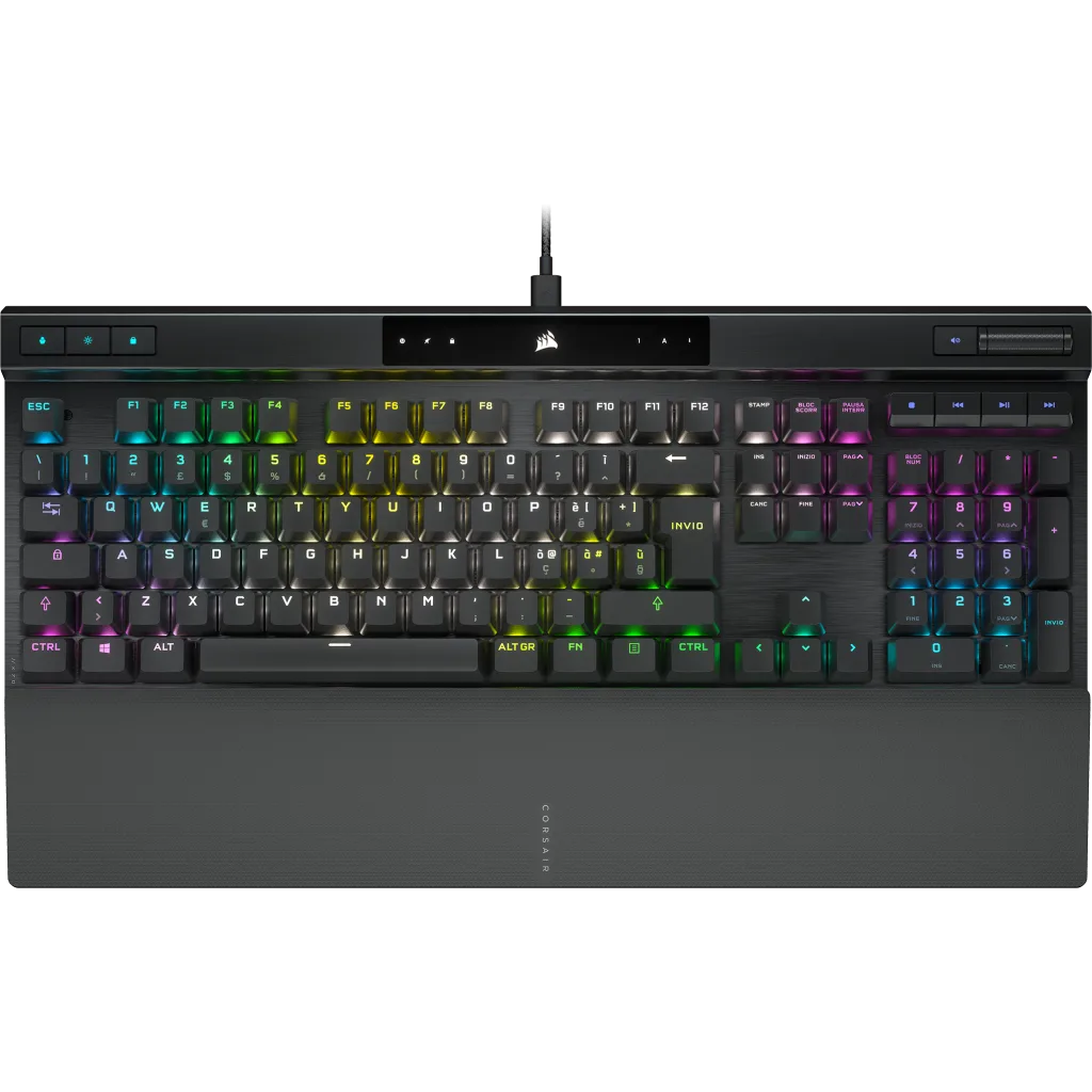 K70 PRO RGB Optical-Mechanical Gaming Keyboard with Polycarbonate ...
