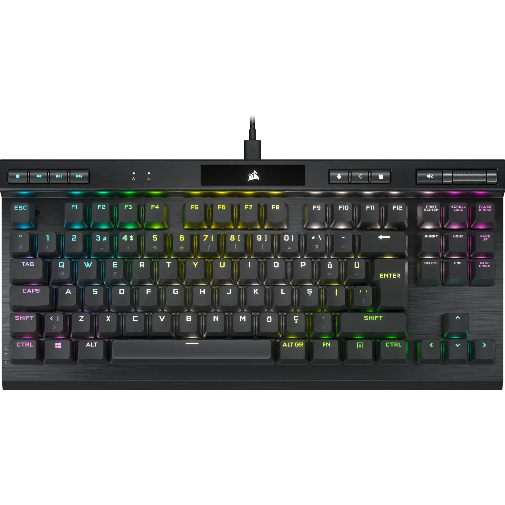 K70 RGB TKL CHAMPION SERIES Mechanical Gaming Keyboard — CHERRY MX Red (TR)