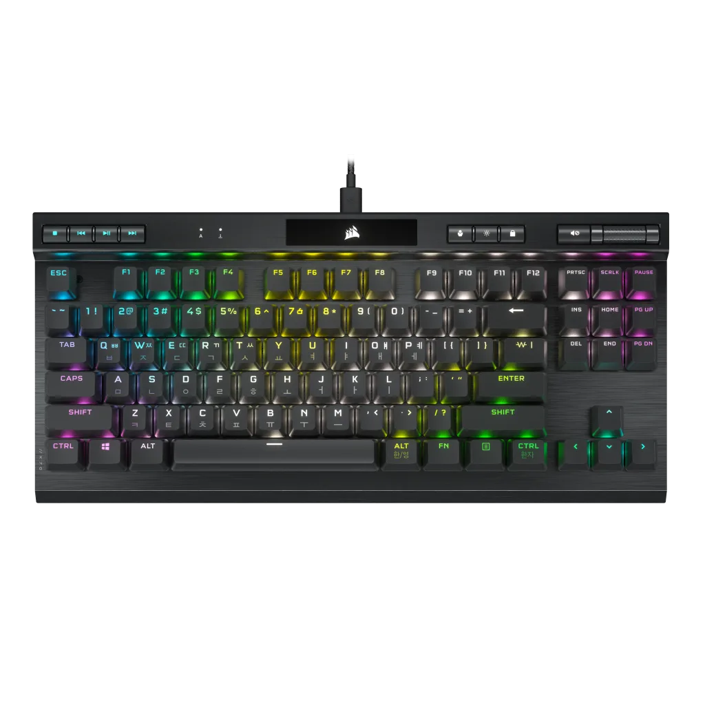 K70 RGB TKL CHAMPION SERIES Mechanical Gaming Keyboard — CHERRY MX Blue ...