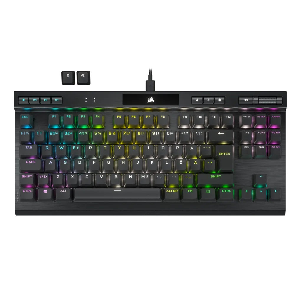 K70 RGB TKL CHAMPION SERIES Optical-Mechanical Gaming Keyboard with PBT ...