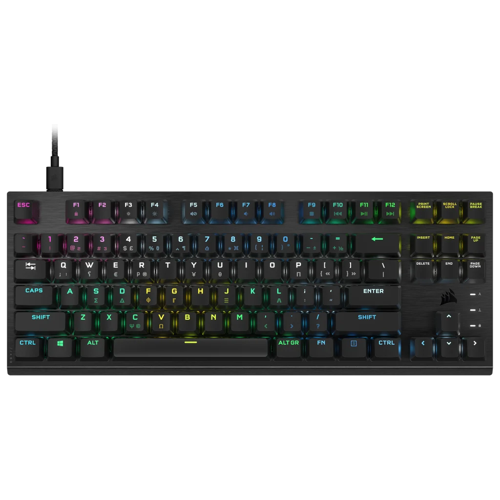 K60 PRO TKL RGB Tenkeyless Optical-Mechanical Gaming Keyboard — CORSAIR ...