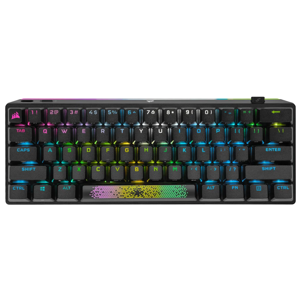 K70 PRO MINI WIRELESS 60% Mechanical CHERRY MX Silent Switch Keyboard ...