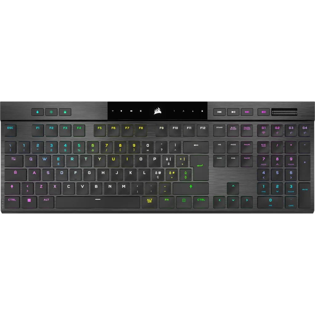 K100 AIR WIRELESS RGB Ultra-Thin Mechanical Gaming Keyboard - CHERRY MX ...