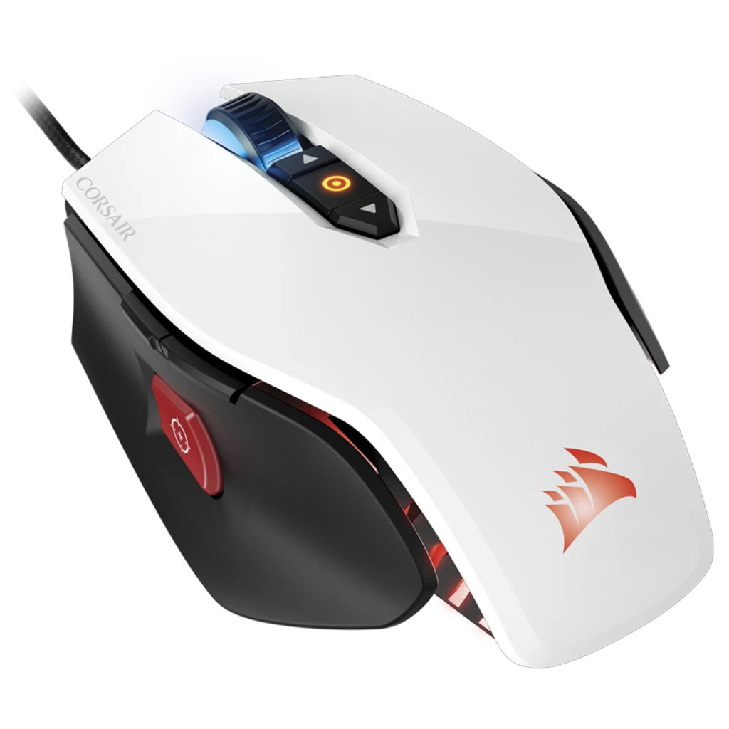 Corsair Gaming M65 RGB Laser Gaming Mouse — White (AP)