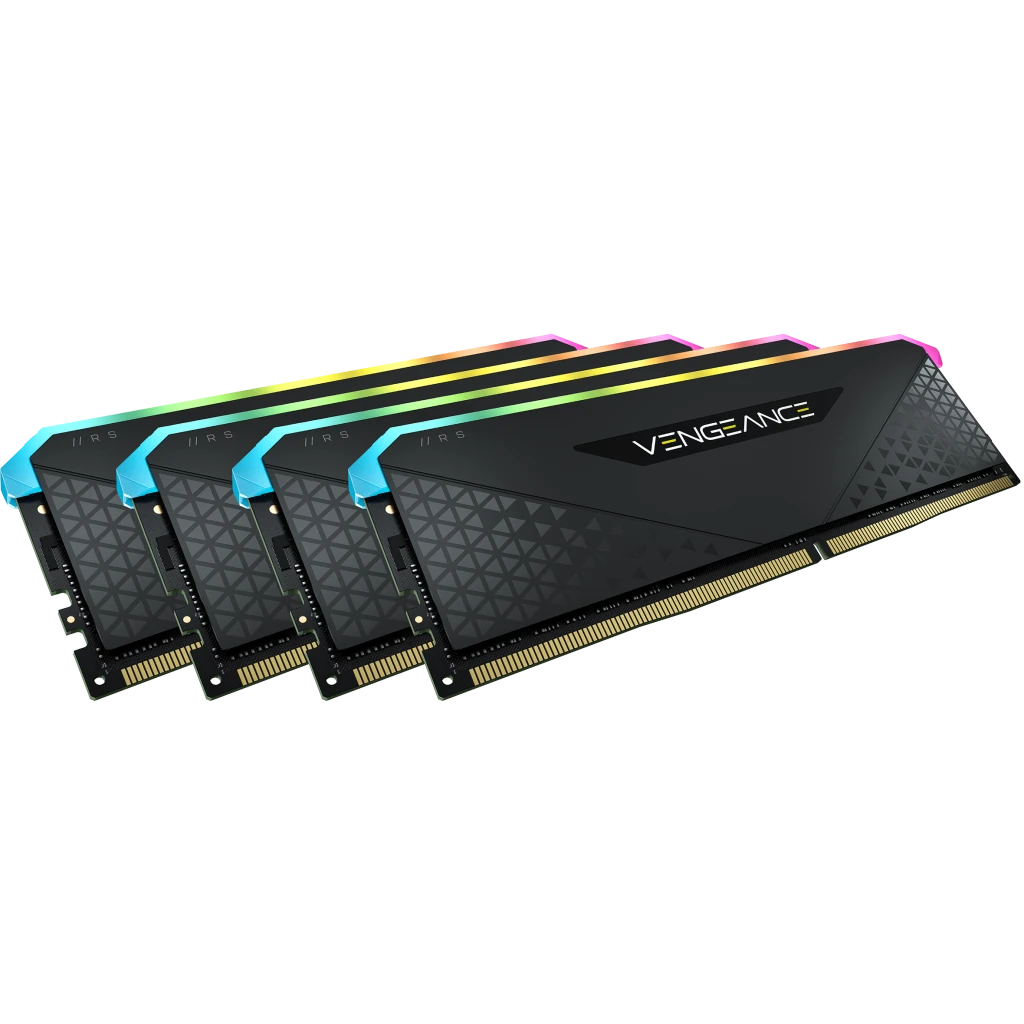 VENGEANCE® RGB RS 128GB (4 x 32GB) DDR4 DRAM 3200MHz C16 Memory Kit