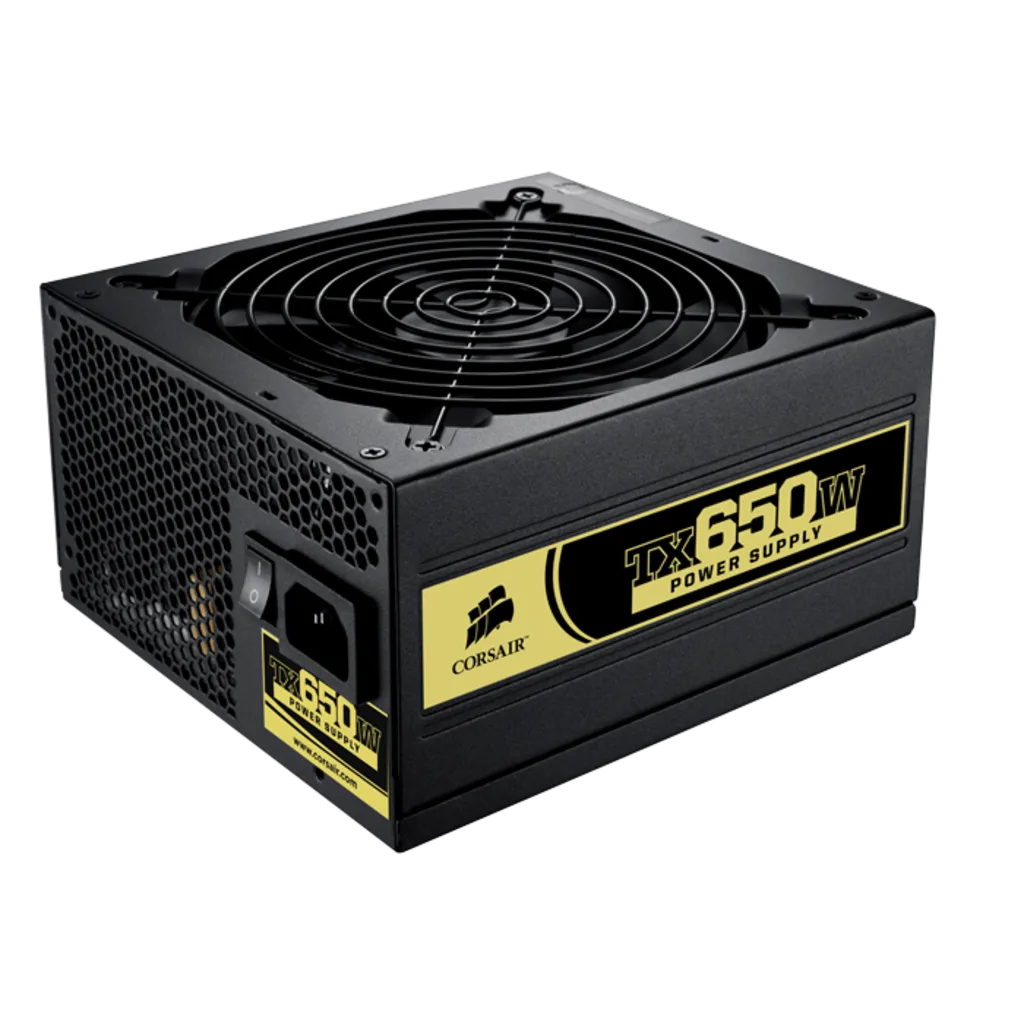 Enthusiast Series™ TX650 — 80 PLUS® Certified Power Supply