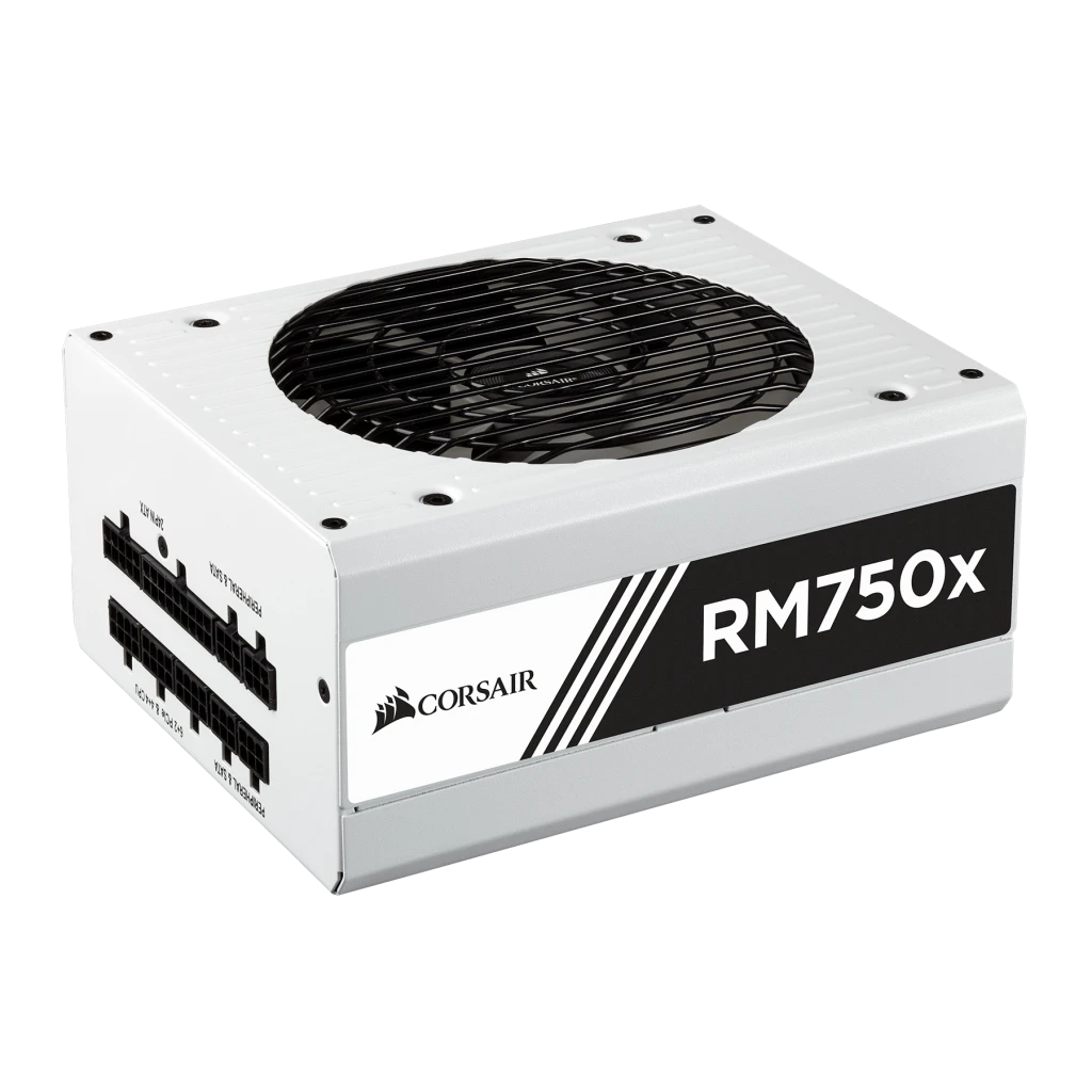 RMx White Series™ RM750x — 750 Watt 80 PLUS® Gold Certified Fully ...