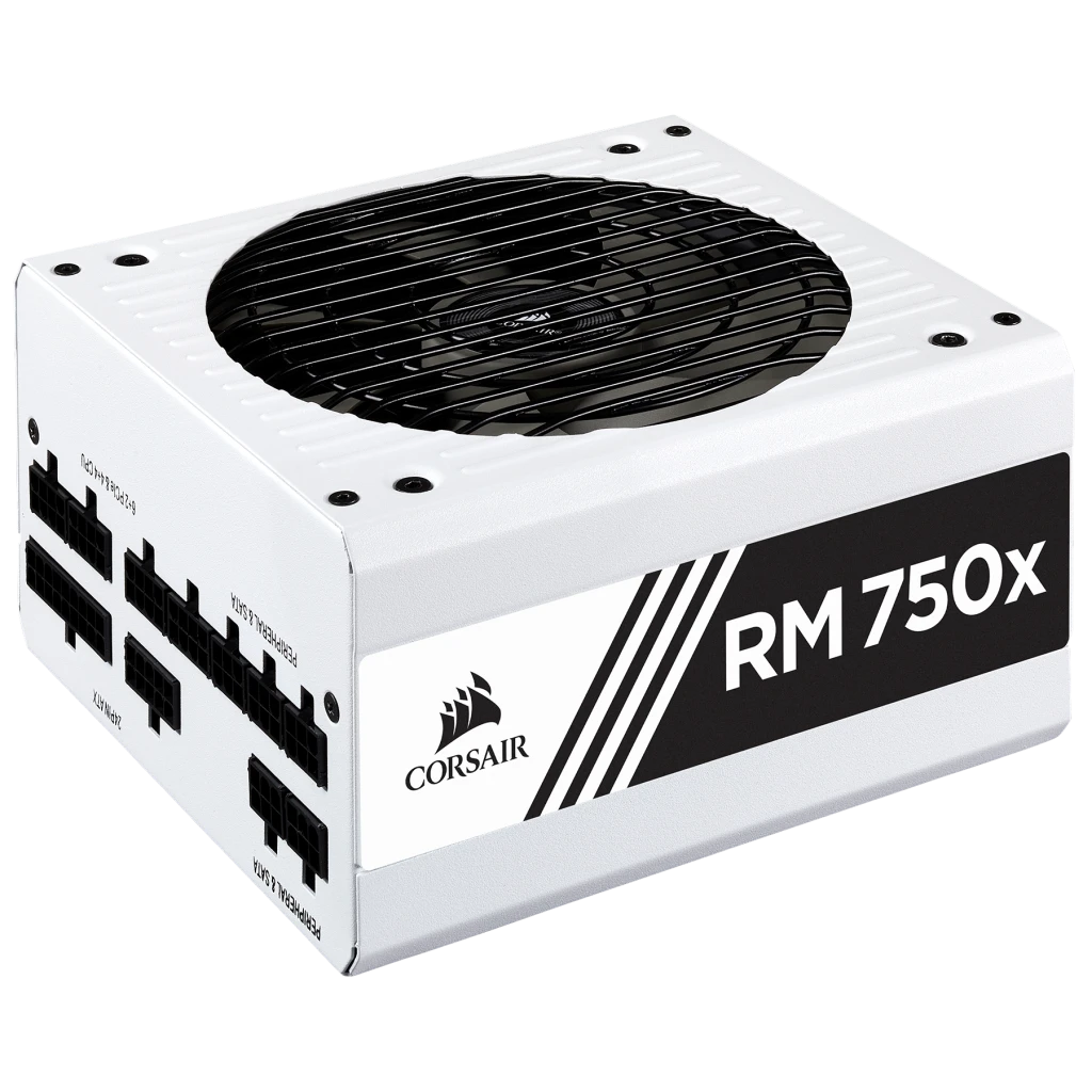 RMx White Series™ RM750x — 750 Watt 80 PLUS® Gold Certified Fully ...