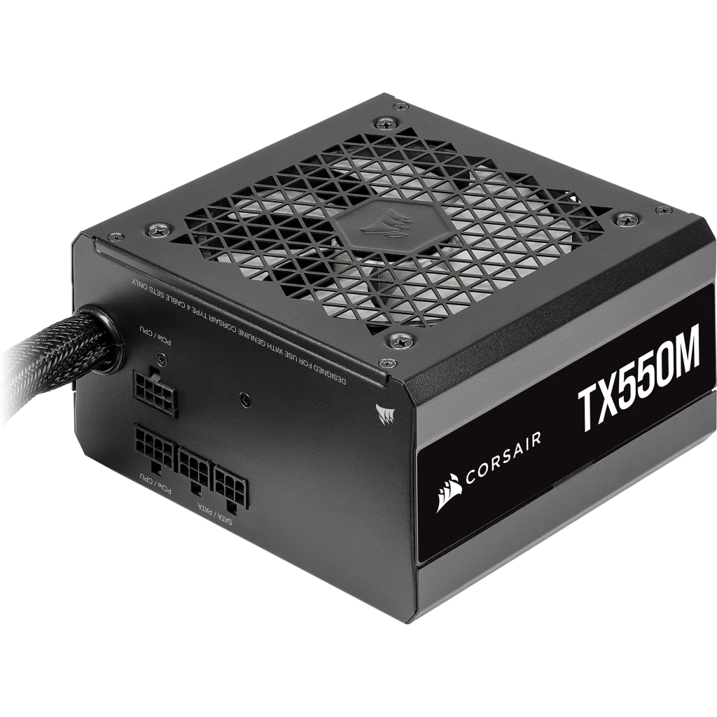 TX-M Series™ TX550M — 550 Watt 80 PLUS Gold Semi Modular ATX PSU (UK)