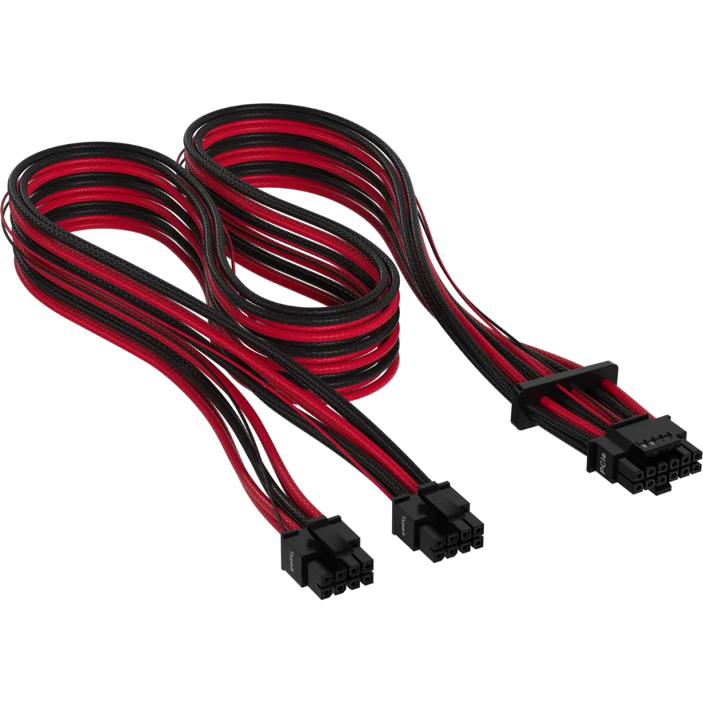 Premium Individually Sleeved 12+4pin PCIe Gen 5 12VHPWR 600W Cable Type ...