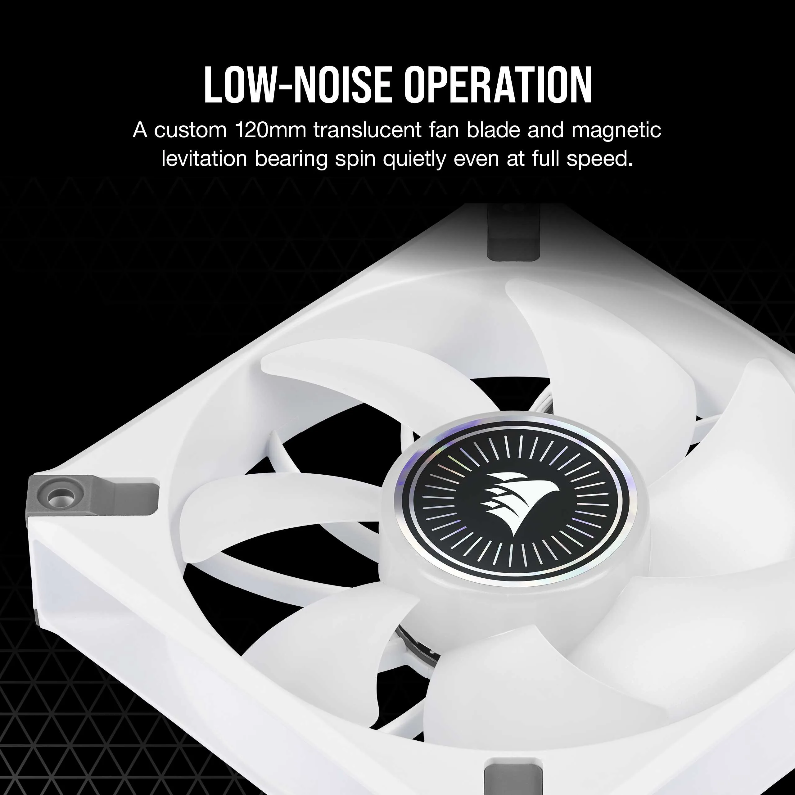 Corsair iCUE ML120 RGB ELITE White Casing Fan Price in BD | RYANS