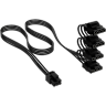 Elite Premium Individually Sleeved Peripheral Power Cable (4 connectors ...