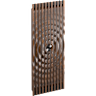 Painel Frontal FRAME 5000 Series ELITE WOOD – Preto/Nogueira