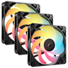 RS120-R ARGB 120mm PWM Reverse Fans Triple Pack