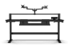 Platform:6 Elevate Desk - Black