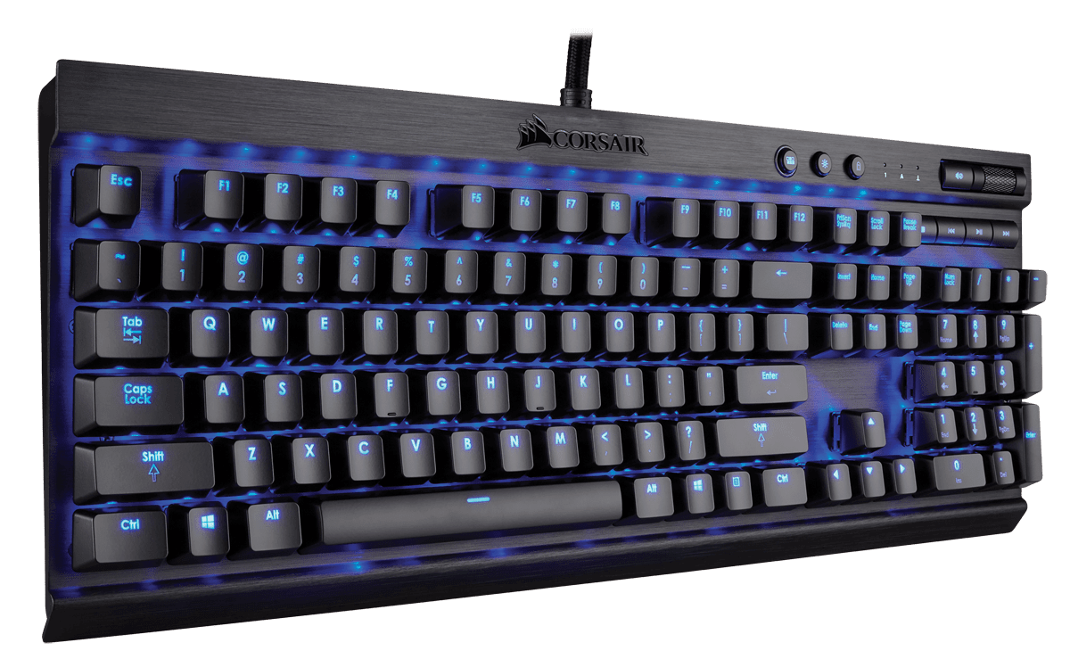 CORSAIR Gaming K70 Mechanical Gaming Keyboard — Blue LED — CHERRY® MX ...