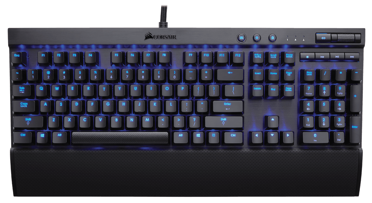 CORSAIR Gaming K70 Mechanical Gaming Keyboard — Blue LED — CHERRY® MX ...