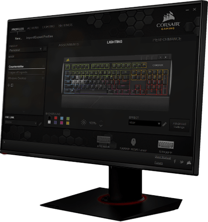 STRAFE RGB Mechanical Gaming Keyboard — CHERRY® MX Blue (KR)