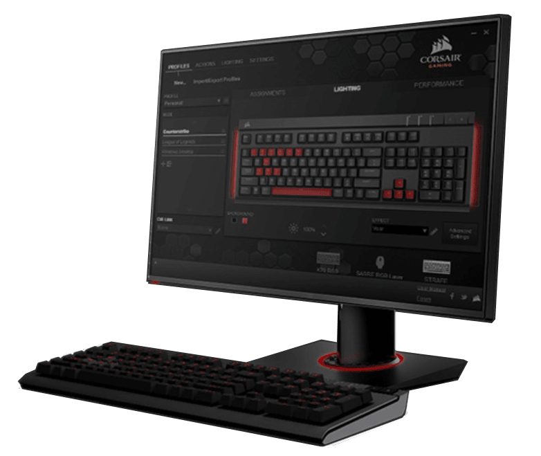 STRAFE Mechanical Gaming Keyboard — CHERRY® MX SILENT (UK)