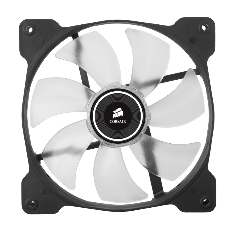 Air Series™ SP140 LED White High Static Pressure 140mm Fan Twin Pack