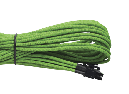 Individually Sleeved 24pin ATX Cable Type 3 (Generation 2), GREEN