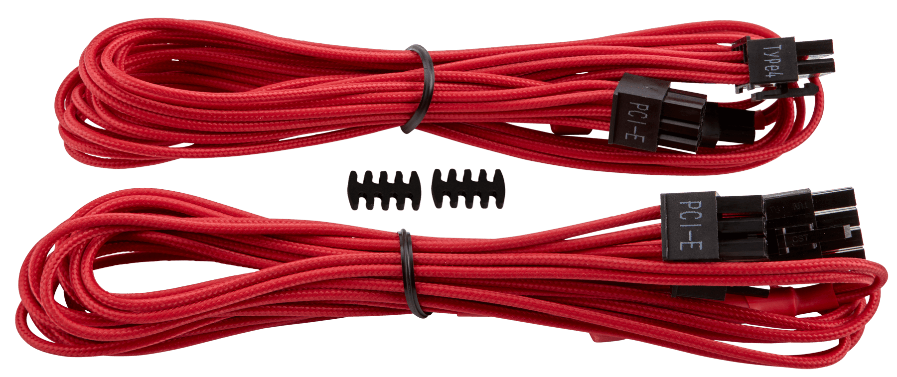 Premium Individually Sleeved PCIe Cables with Single Connector, Type 4 ...