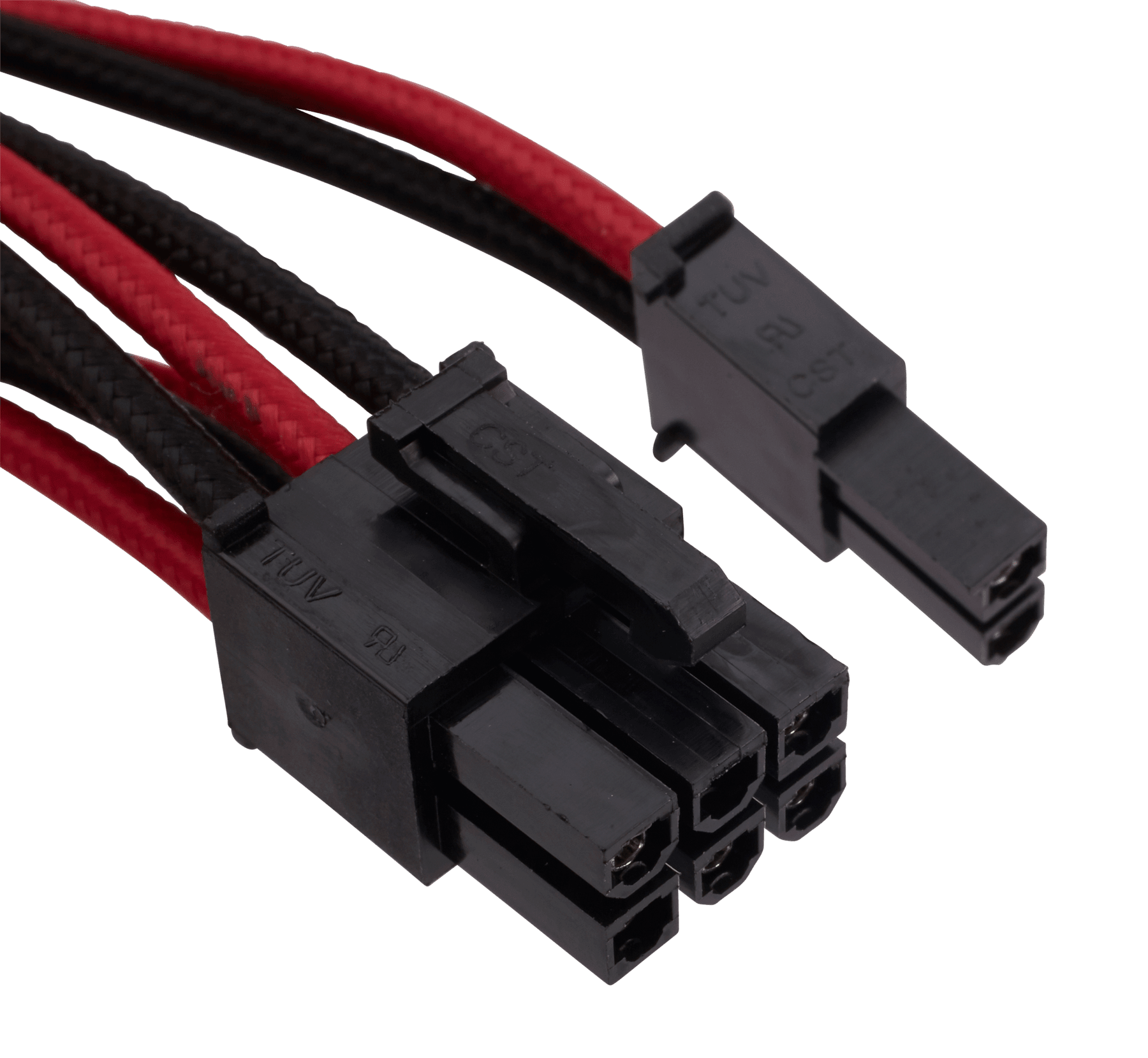 Premium Individually Sleeved PCIe Cables with Single Connector, Type 4 ...