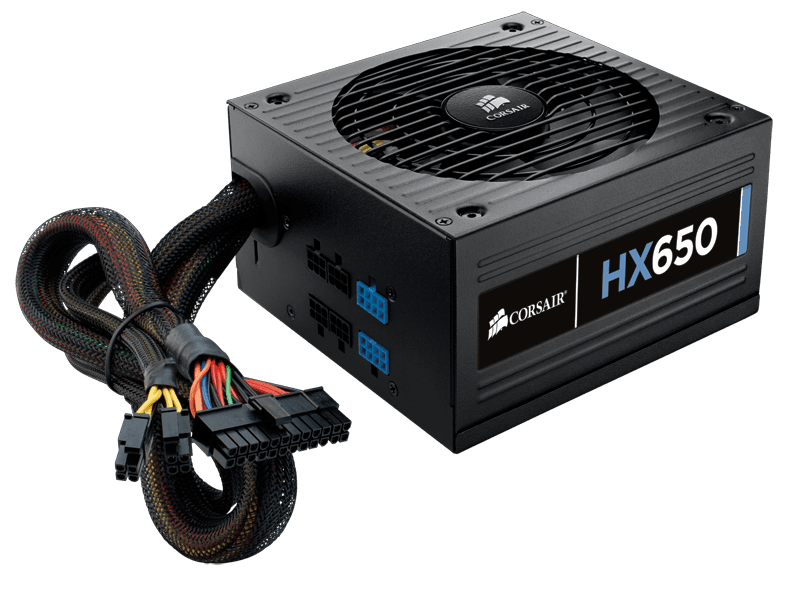 HX Series™ HX650 Power Supply — 650 Watt 80 PLUS® Gold Certified ...