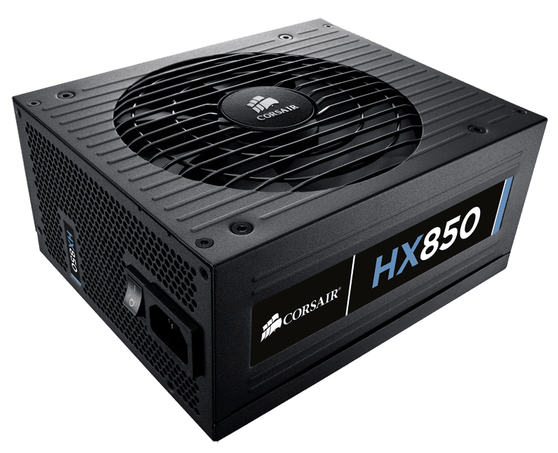 HX Series™ HX850 Power Supply — 850 Watt 80 PLUS® Gold Certified ...