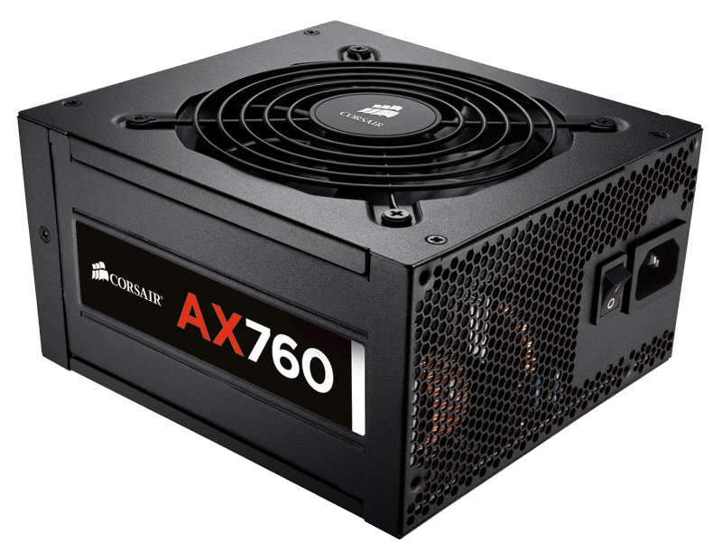AX760 ATX Power Supply — 760 Watt 80 PLUS® PLATINUM Certified Fully ...