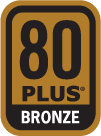 CX600 — 80 PLUS® Bronze Certified Power Supply