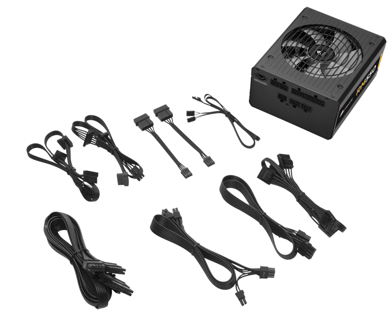 RM Series™ RM550 — 550 Watt 80 PLUS® Gold Certified Fully Modular PSU ...