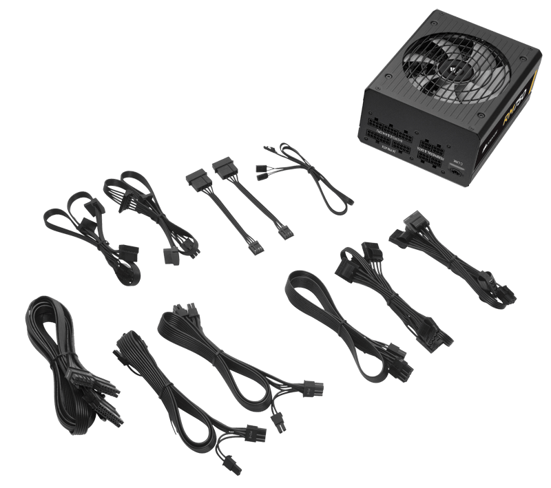 RM Series™ RM750 — 750 Watt 80 PLUS® Gold Certified Fully Modular PSU ...