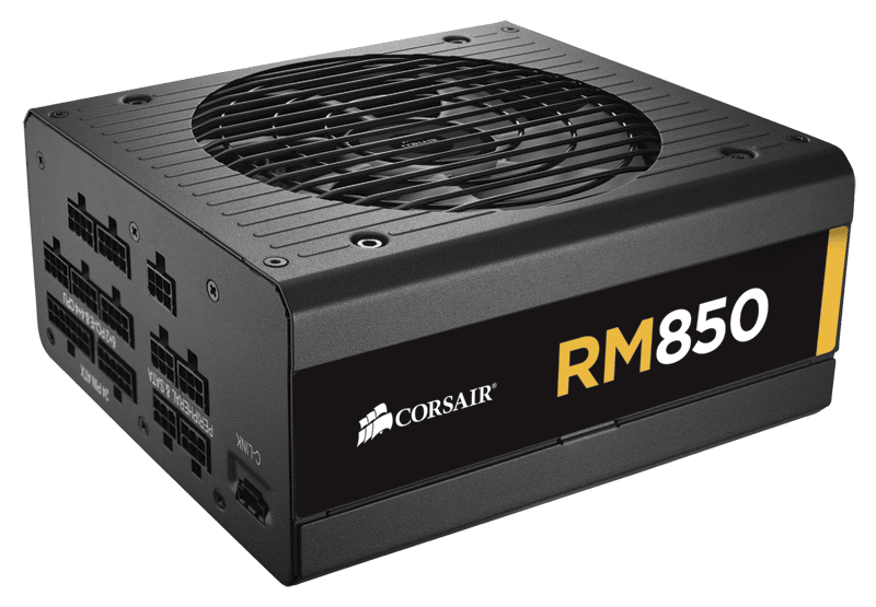 RM Series™ RM850 — 850 Watt 80 PLUS® Gold Certified Fully Modular PSU ...
