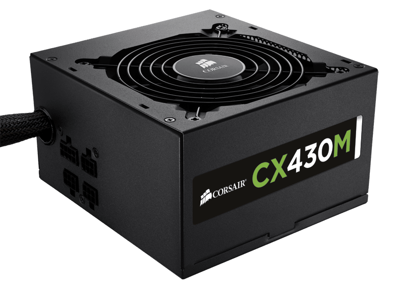 CX Series™ Modular CX430M ATX Power Supply — 430 Watt 80 PLUS® Bronze ...
