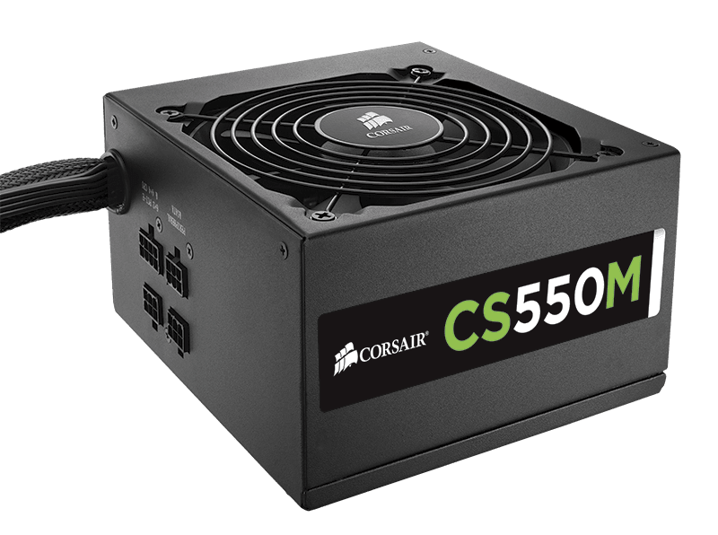 CS Series™ Modular CS550M — 550 Watt 80 PLUS® Gold Certified PSU