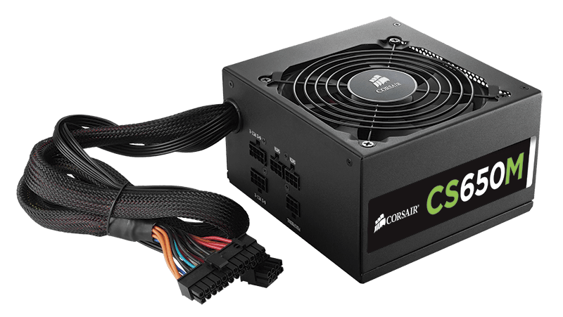 CS Series™ Modular CS650M — 650 Watt 80 PLUS® Gold Certified PSU