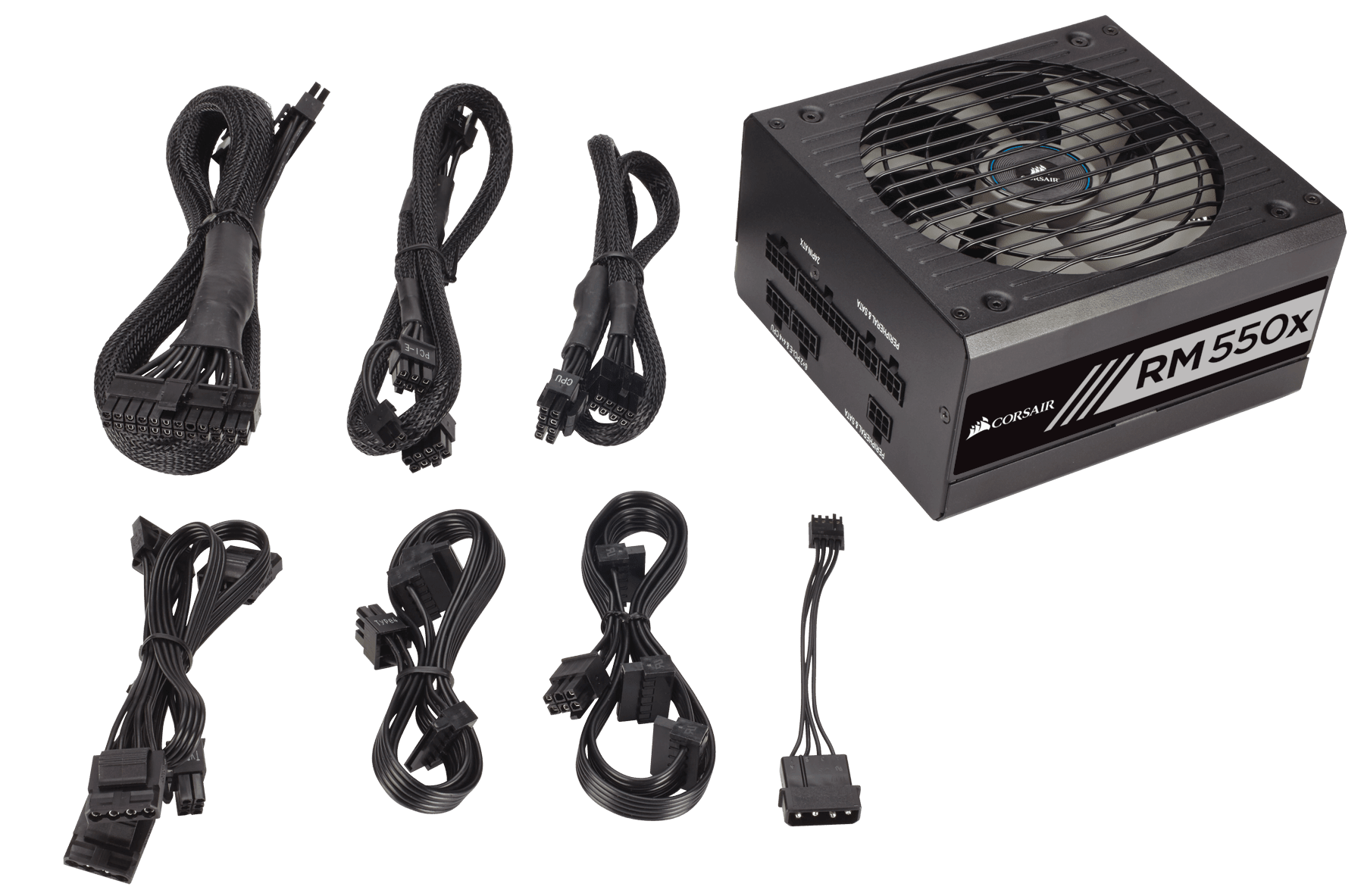 RMx Series™ RM550x — 550 Watt 80 PLUS® Gold Certified Fully Modular PSU ...