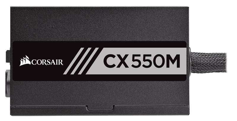 CX Series™ CX550M — 550 Watt 80 PLUS® Bronze Certified Modular ATX PSU