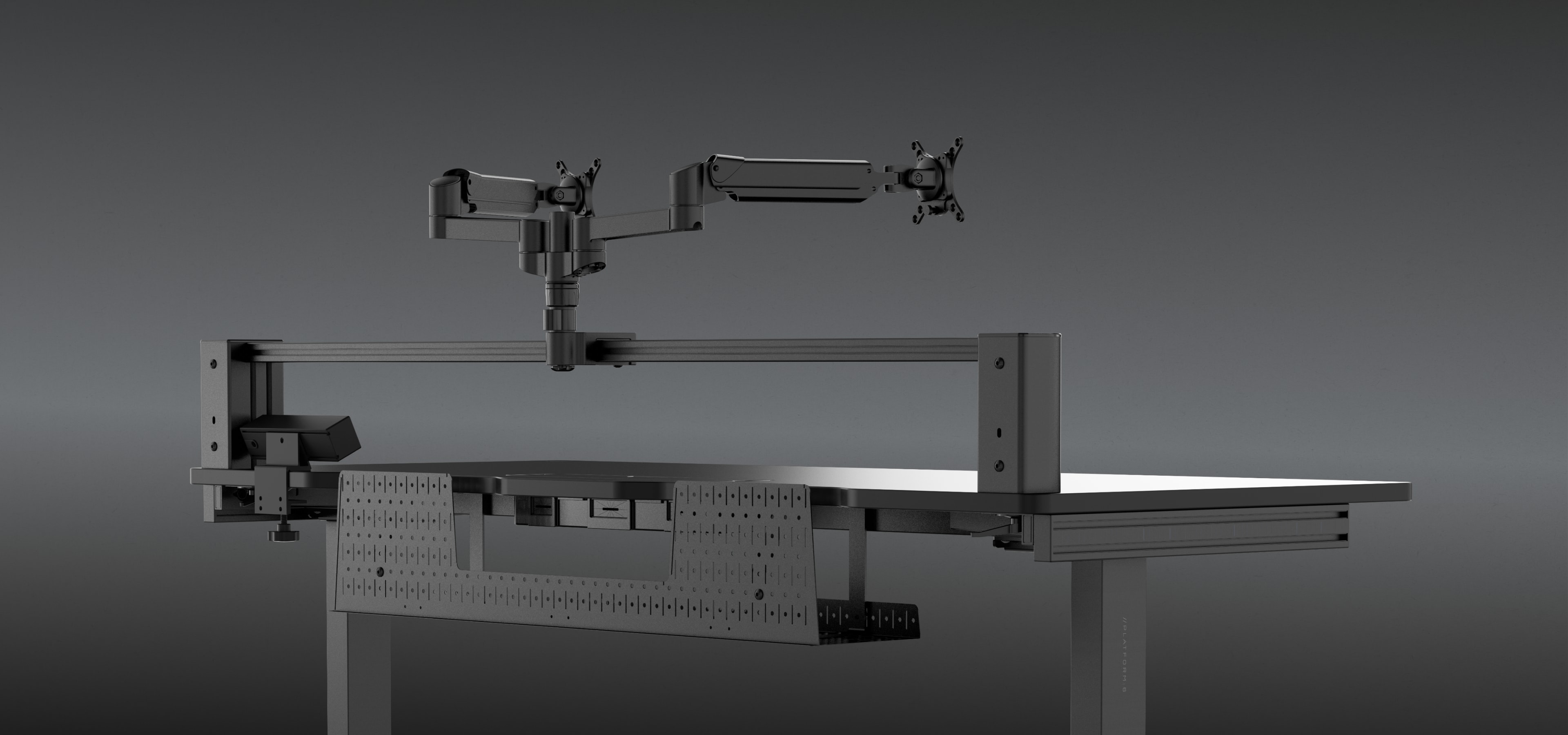 Platform:6 Elevate Desk - Black