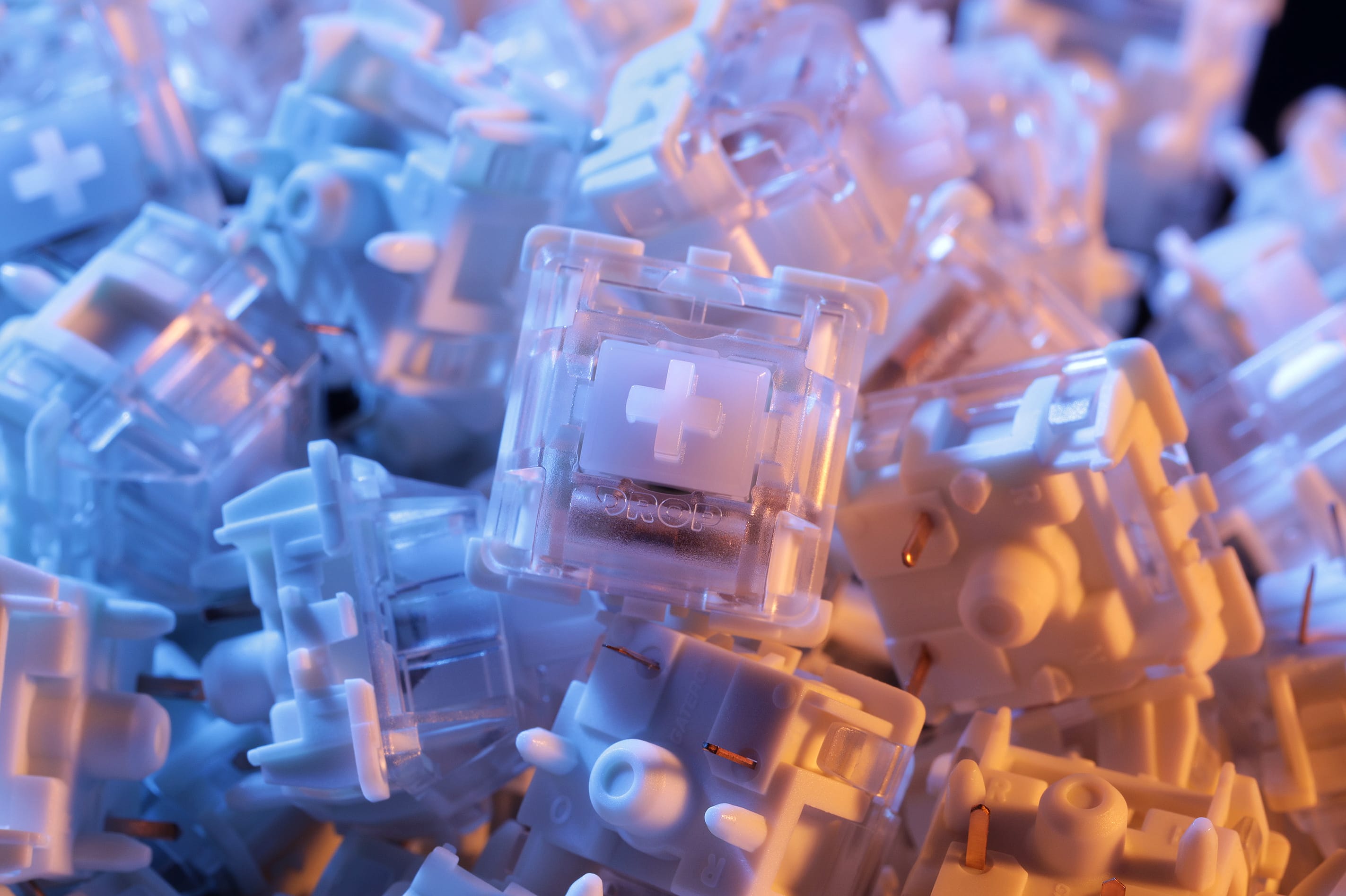 DROP Holy Panda X Clear Mechanical Switches, Tactile, 3-Pin, 35 Pack ...