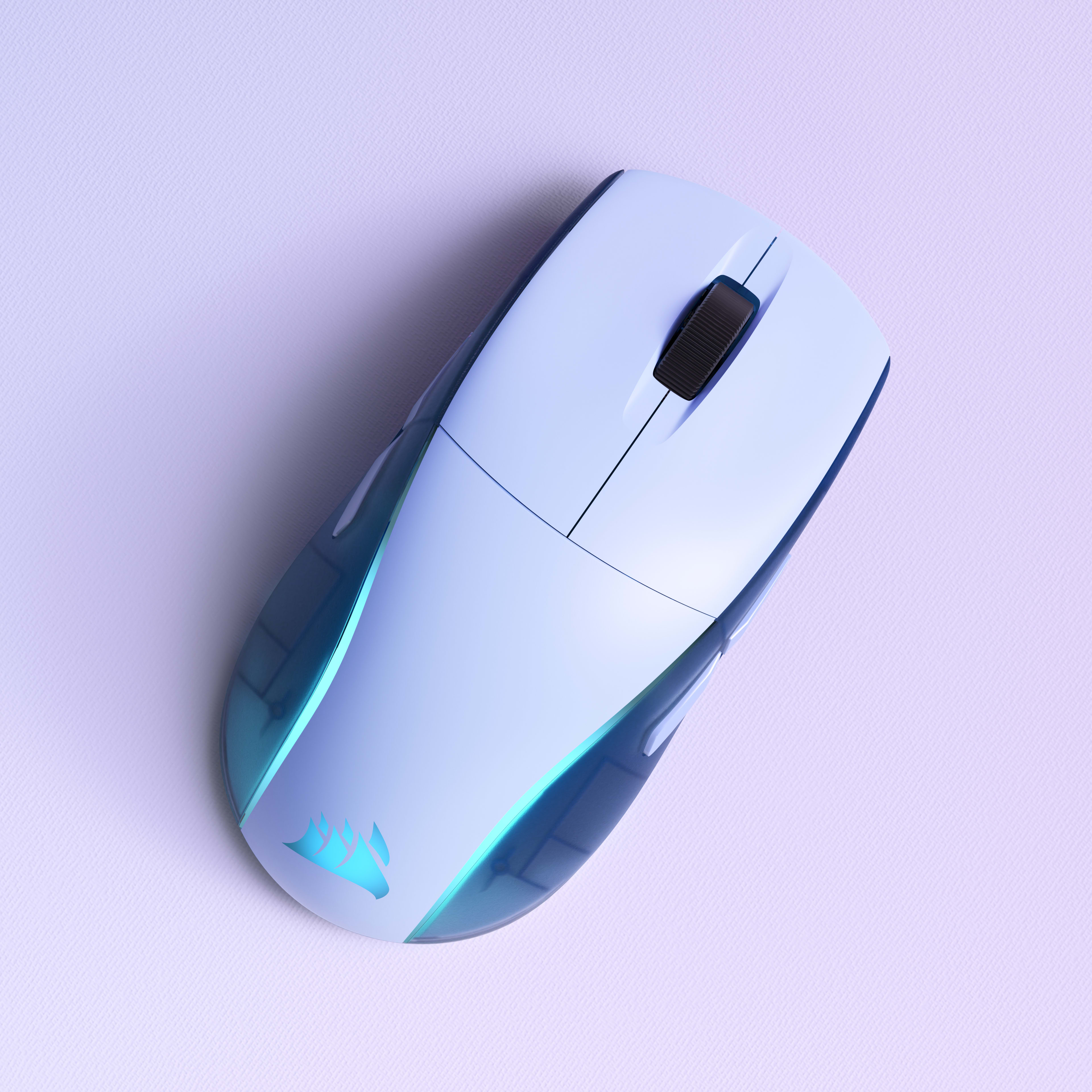 M75 WIRELESS Lightweight RGB Apple Gaming Mouse – Frost White